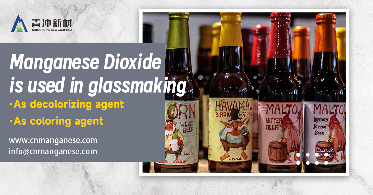What role does manganese dioxide play in the glass industry - Hunan ...